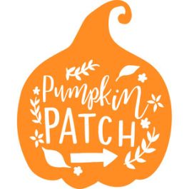pumpkin patch lettering