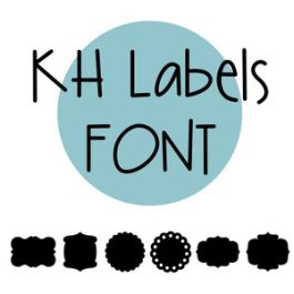 kh labels font
