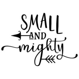 small and mighty phrase