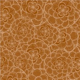brown floral lace pattern