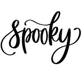 spooky halloween word