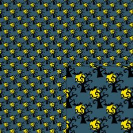 halloween tree pattern