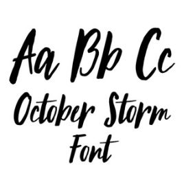 olive sky font