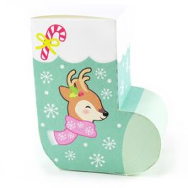 reindeer christmas stocking box