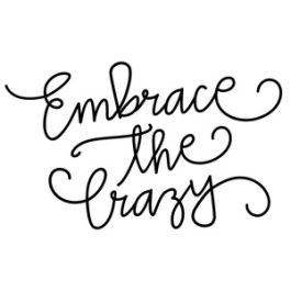 embrace the crazy phrase