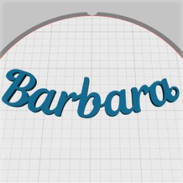 barbara name pendant