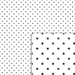 winter black dots background paper