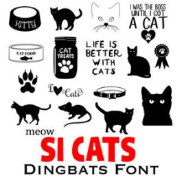 cats dingbats font