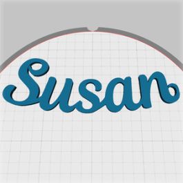 susan name pendant