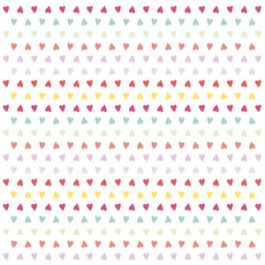 mini hearts background
