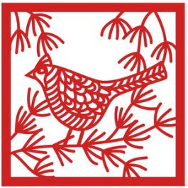 cardinal bird card|238312