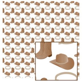 cowboy-themed pattern