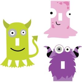 monster light switch cover
