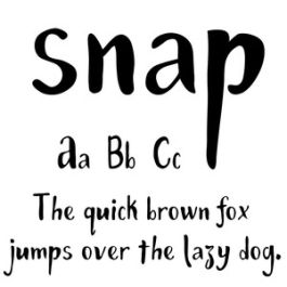 cg snap font