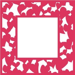 heart frame square