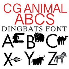 cg animal abcs dingbats