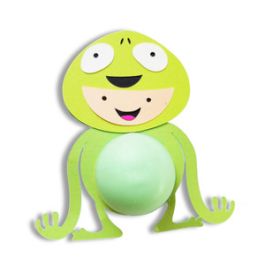 love you to the moon - green alien lip balm|245935