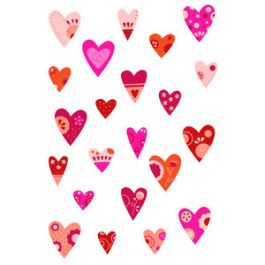 hearts planner stickers