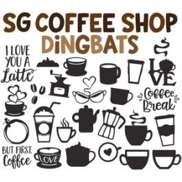 sg coffee shop dingbats