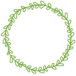 simple leaf wreath