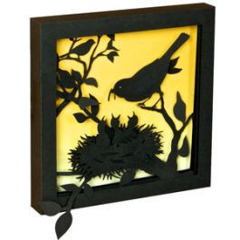 springtime robin shadow box