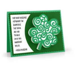 bobble card shamrock