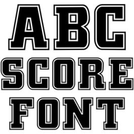 score font