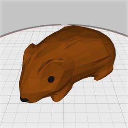low-poly geometric guinea pig|261335