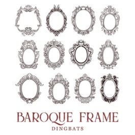 baroque frame dingbat