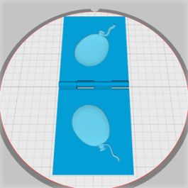 balloon embossing folder