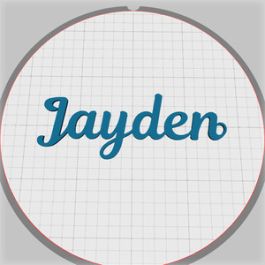 jayden name pendant
