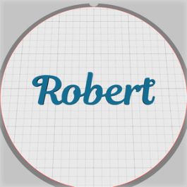 robert name pendant