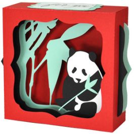 panda gift card box