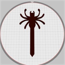 halloween spider stake