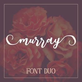 murray script font duo