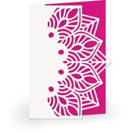 5x7 lace edge card