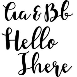 hello there script font