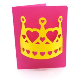 princess crown card