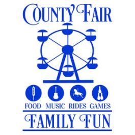 county fair sign