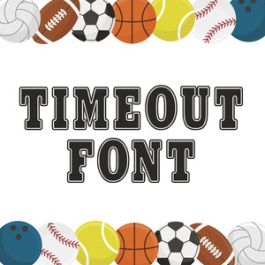 timeout font