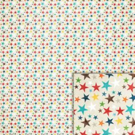 bright colorful stars background paper