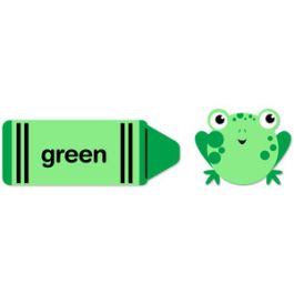 crayon green frog