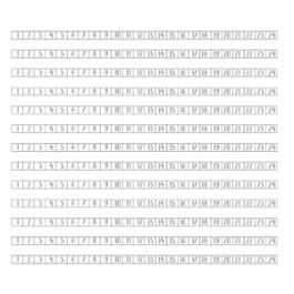 long horizontal 24 hour time tracker