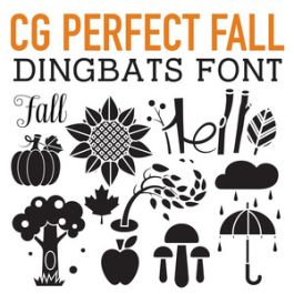 cg perfect fall dingbats