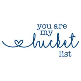 you are my bucket list