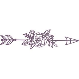 arrow with flower
