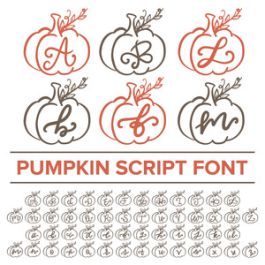 pumpkin script font