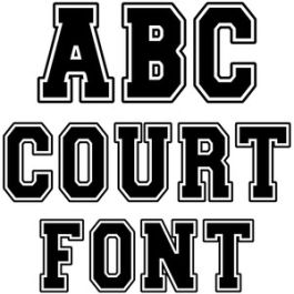 letterman font