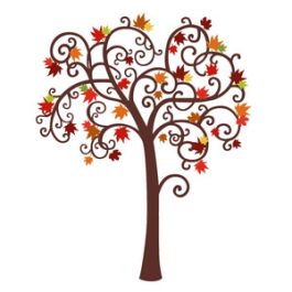 whimsical fall tree