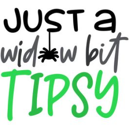 just a widow bit tipsy